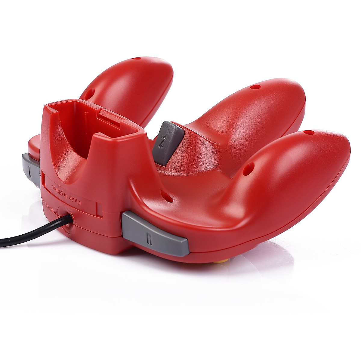 4 Pack Classic 64 Controller, suily Game pad Joystick for 64 - Plug & Play (Non PC USB Version) (Red/Blue/Clear Green/Clear Blue)