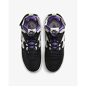 Nike Air Force 1 Mid React Men's Shoes, Off Noir/Off Noir-Action Grape, 11 M US
