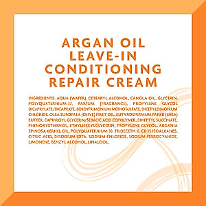 Cantu Leave-In Conditioning Repair Cream with Argan Oil, 16 oz (Packaging May Vary)