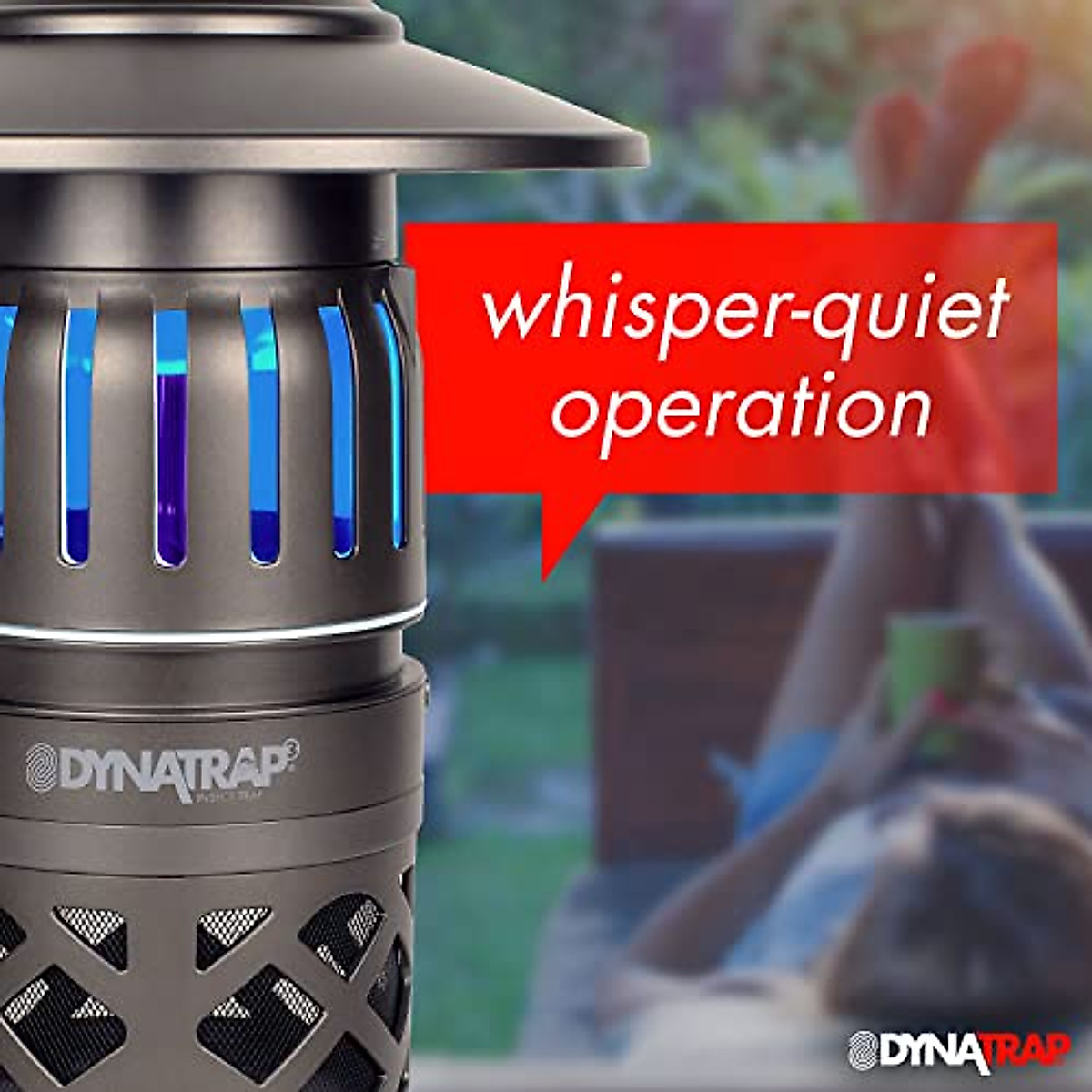 DynaTrap DT1050-TUNSR Mosquito & flying Insect Trap – Kills Mosquitoes, Flies, Wasps, Gnats, & Other Flying Insects – Protects up to 1/2 Acre