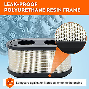 Hipa 127-9252 136-7806 SS5000 Air Filter for Toro Timecutter 42 Inch 50 Inch Riding Mower SW5000 SW4200 SS4250 Parts 74731 74726 74723 74741 74657 74661 74667 74675 74680 Lawn Mower 2 Pack