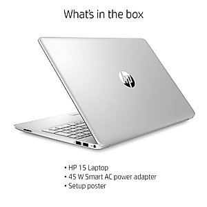 HP 15.6" Full HD Diagonal Laptop, Intel Core i5-1135G7 Processor, 8GB DDR4, 512GB SSD, 802.11ac, Bluetooth 4.2, HDMI, Windows 10, W/Valinor Accessories