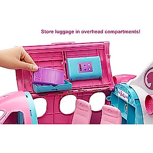 Barbie Airplane Playset, Dreamplane with 15+ Accessories Including Puppy, Snack Cart, Reclining Seats and More (Amazon Exclusive)