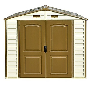 Duramax 30115 StoreAll Vinyl Storage Shed, Offwhite/Brown