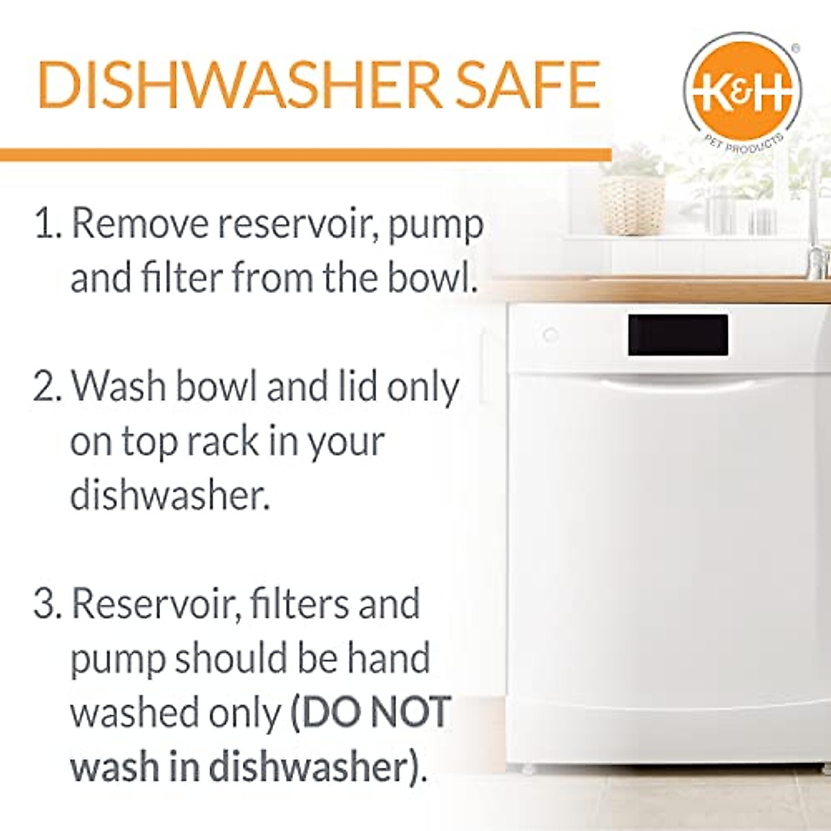 K&H Pet Products CleanFlow Filtered Water Bowl for Dogs Granite Medium 1.4 Gallon Bowl + 1 Gallon Reservoir