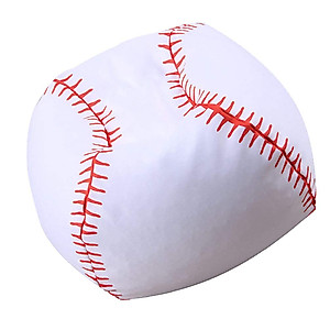 NUOBESTY Soft Stuffed Chair Storage Bean Bag Chair Cover Plush Toy Chair Baseball Bag Chair Room Furniture