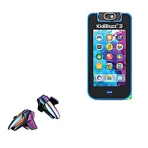 BoxWave Gaming Gear Compatible with VTech KidiBuzz 3 (Gaming Gear Touchscreen QuickTrigger, Trigger Buttons Quick Gaming Mobile FPS for VTech KidiBuzz 3 - Jet Black