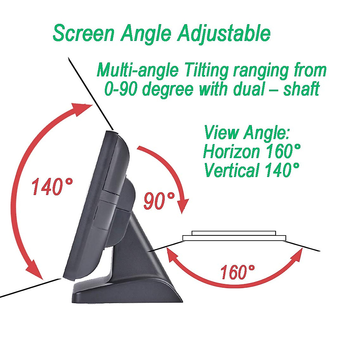 Agt960J1900.All in one Computer 15” Touch POS Terminal,PBM agt960JC,J1900 4G+64G