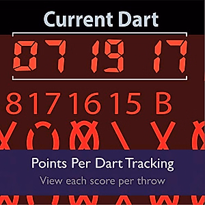 Viper by GLD Products 800 Regulation Size Electronic Dartboard, Featuring 57 Game options for up to 16 players, Enhanced Scoring Experience with Ultra-Thin Spider, and Top Quality Segments to Reduce Bounce Outs, Black