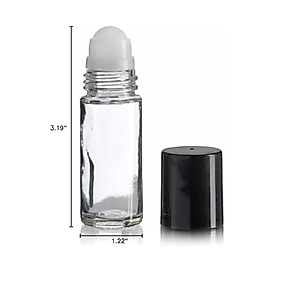 Premium Vials 1 Oz Roll-on Glass Bottle - Pkg. of 144