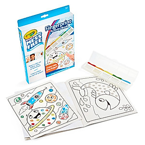 Crayola Color Wonder Mess Free Fingerprint Ink Painting Activity Set, Finger Painting Alternative, Toddler Coloring, Travel Activity, Gift for Toddlers