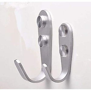 Hooks for Wall Mounted Hanging Heavy Duty Wall Hooks,Stainless Steel Hooks for Coats,Towels Fit for Bathroom Kitchen4sets