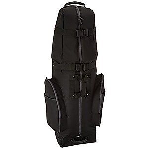 Amazon Basics Soft-Sided Golf Club Travel Bag Case With Wheels - 50 x 13 x 15 Inches, Black