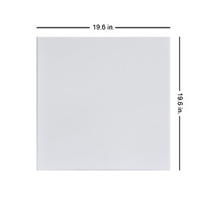A La Maison Ceilings R22 Basic Foam Glue-up Ceiling Tile (129.6 sq. ft./Case) Pack of 48, Ultra Pure White - Satin (Behr)