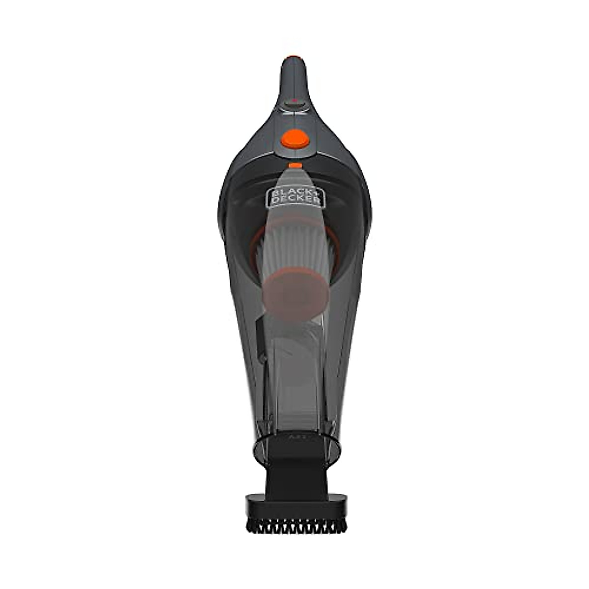 Black and Decker 3 in 1 Convertible Corded Upright Stick Handheld Vacuum Cleaner w/Crevice Tool & Small Brush Attachment Accessories, Gray and Orange