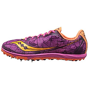 Saucony Women's Shay XC4-W, Raspberry/Vizi Orange, 6 M US