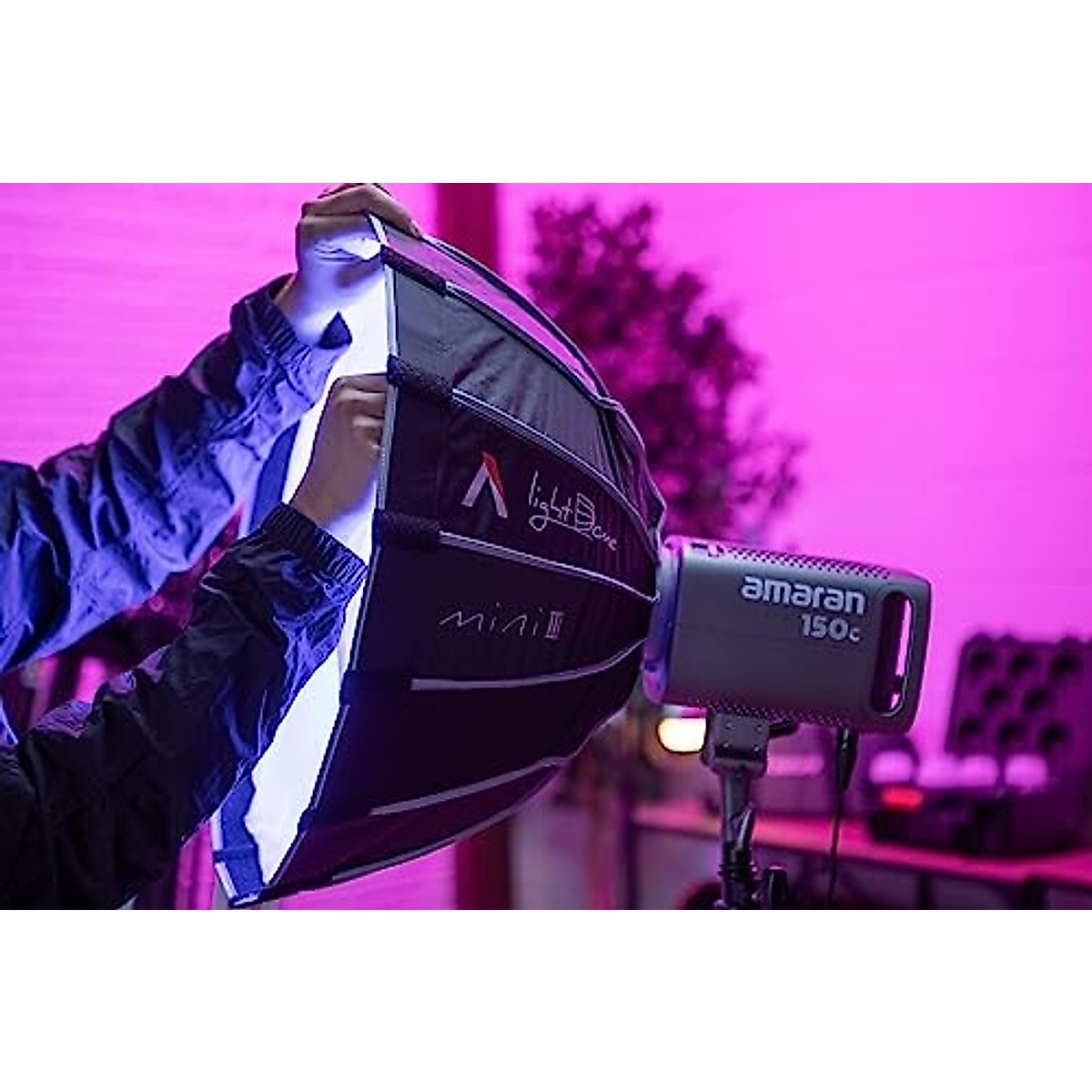 Aputure Light Dome Mini III Deep Octagon Bowens Mount Softbox with Honeycomb Grid for Amaran 300C 150C 200X S 100D S Aputure 600D 600XPRO