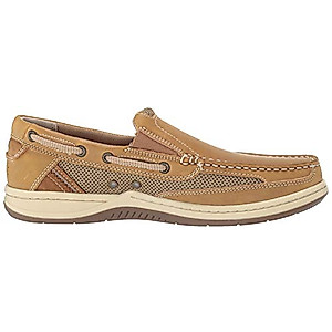 Margaritaville Men's Anchor Slip On Boat Shoe, Light Tan, 10.5