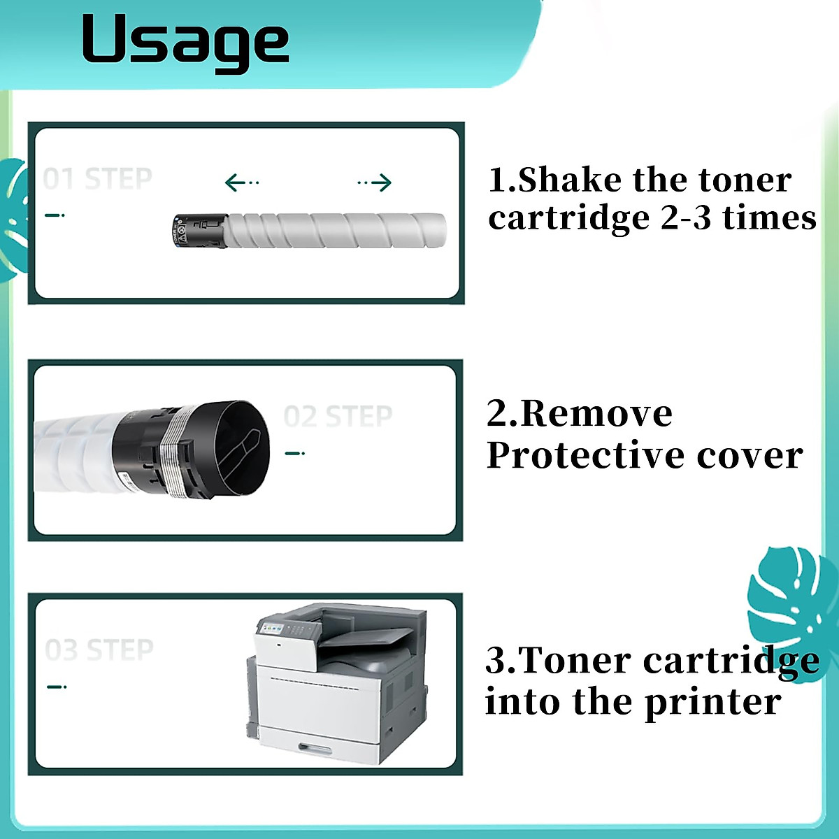 NEZIH TN326 Toner Cartridge for Konica Minolta, High Yield Compatible for Bizhub 308e 368e Printer Black 3 Pack