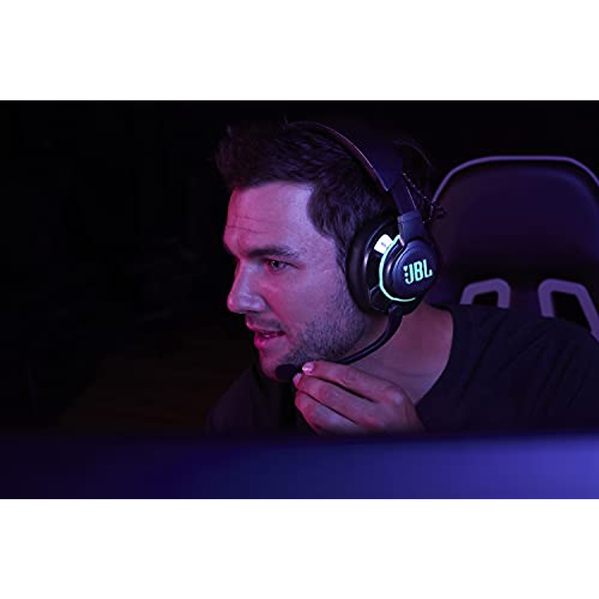 JBL Quantum 800 - Wireless Over-Ear Performance Gaming Headset with Active Noise Cancelling and Bluetooth 5.0 - Black