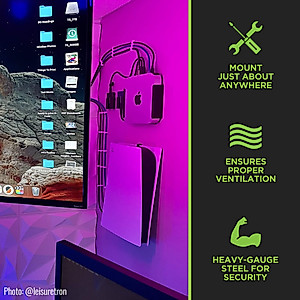 HIDEit Mounts for Mac Mini M1 M2 - Mac Mini Mount, VESA Mount, Under Desk Mount