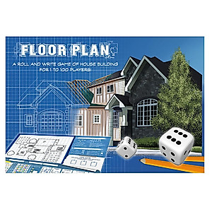 Floor Plan: A Roll & Write Home Design Game, Ages 8+, 1-100 Players, 20 Mins