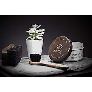 Time Resistance Leather Balsam for Shoes, Bags and Furniture Care and Protection 8.45 Oz (250ml)