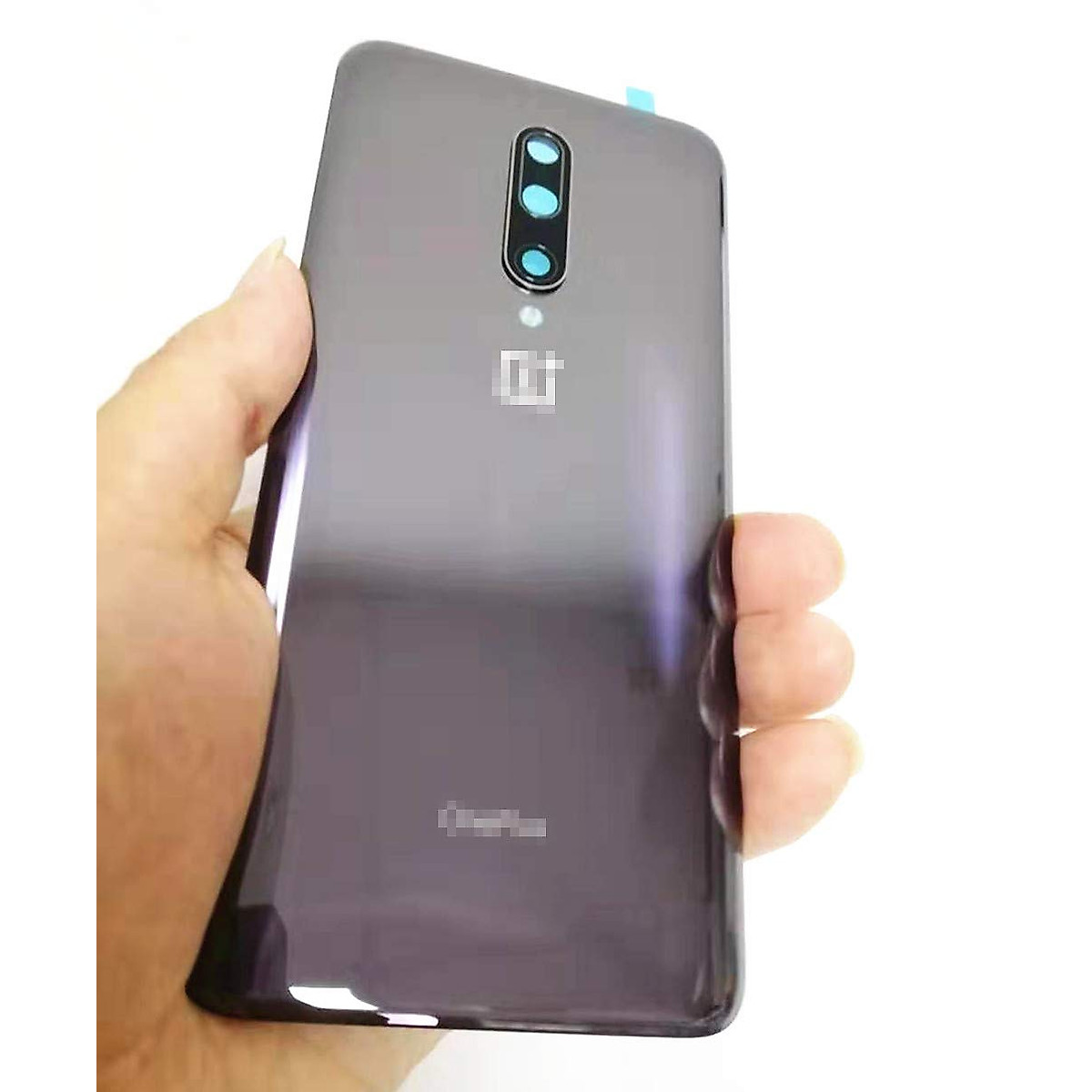 Battery Back Cover Rear Panel Glass +Camera Lens for Oneplus 7 Pro 6.67" GM1911 GM1913 GM1917 GM1910 GM1915 (Mirror Gray)