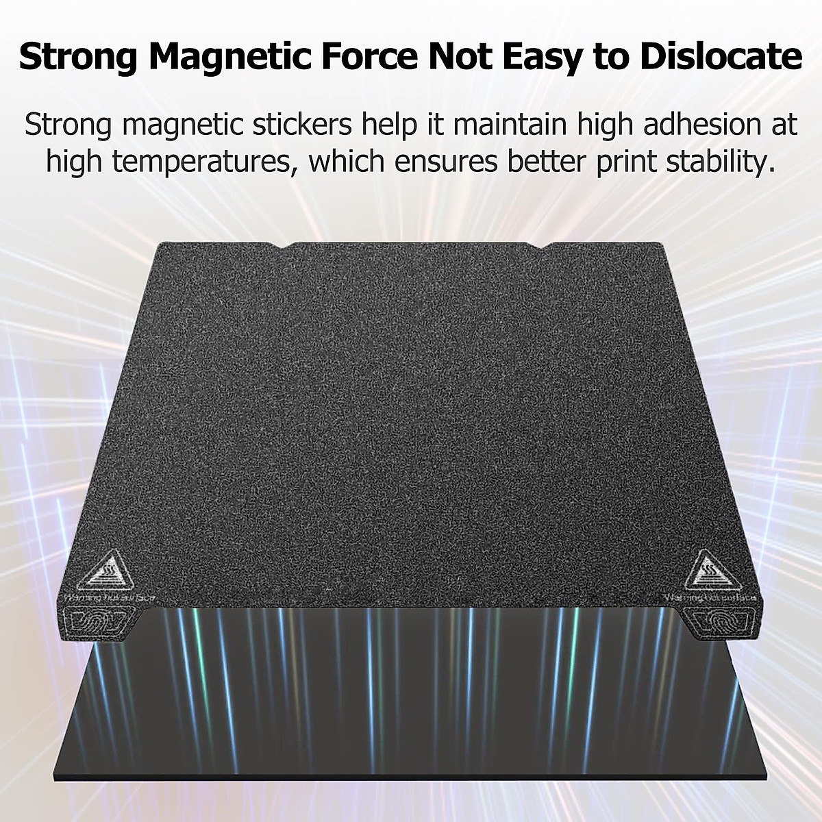 PEI Sheet Double Sided Textured 235mmx235mm with Flexible Steel Magnetic Bed 3D Printer Build Surface for Creality Ender 3/Ender 3 Pro/Ender 3 V2/Ender 3 S1/Ender 3 S1 Pro/Ender 3 Neo/Ender 3 V2 Neo