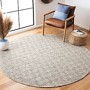 SAFAVIEH Natura Collection 3' x 5' Blue NAT503B Handmade Premium Wool Area Rug