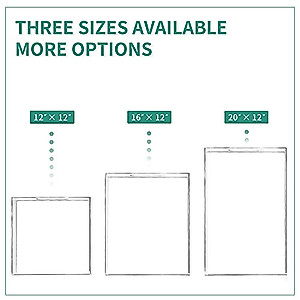 Yestbuy 12x 20 Clear Acrylic Tray, Premium Acrylic Serving Tray, Modern Acrylic Rectangular Trays - Spill Proof, Trays for Coffee Table, Bathroom, Kitchen, Office (12" x 20")…