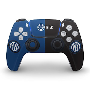 Head Case Designs Officially Licensed Inter Milan Inter Milano Logo Badge Vinyl Faceplate Gaming Skin Decal Compatible With Sony PlayStation 5 PS5 Digital Edition Console and DualSense Controller