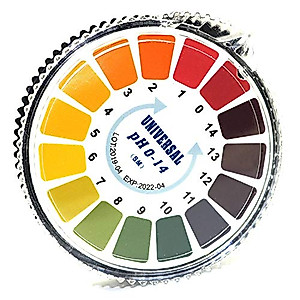 DGZZI 1 Roll PH Test Strips 0-14 16.4ft Alkaline Acid Indicator Meter Test Paper Roll for Water Urine Saliva Soil Litmus Accurate Testing Measuring Tool