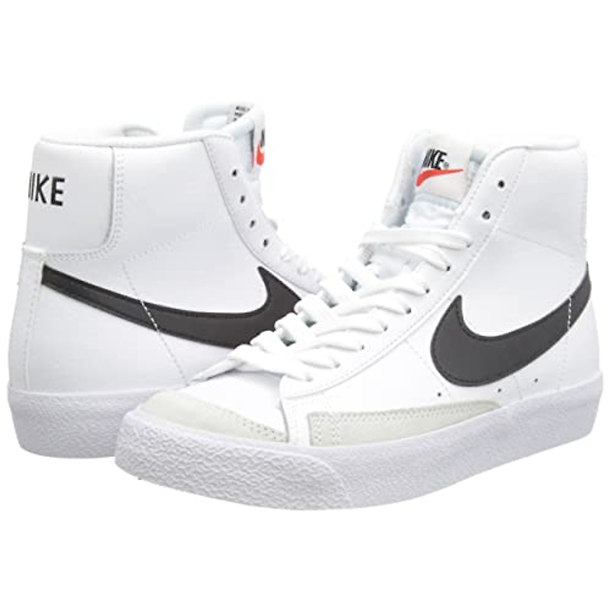 Nike Boy's Blazer Mid '77 (Big Kid) White/Black/Team Orange 7 Big Kid M