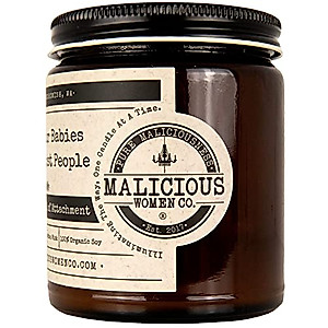 Malicious Women Candle Co - I Love My Fur Babies More Than Most People, All-Natural Soy Candle, 9 oz (Frooty Loops)