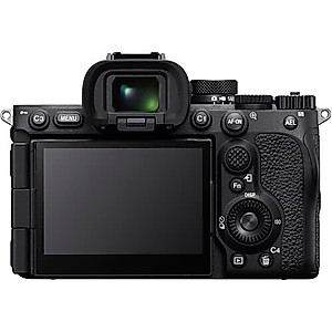 Sony a7R V Mirrorless Camera (ILCE7RM5/B) + 4K Monitor + Headphones + Pro Mic + 64GB Card + Corel Photo Software + Pro Tripod + Bag + NP-FZ100 Compatible Battery + External Charger + More (Renewed)