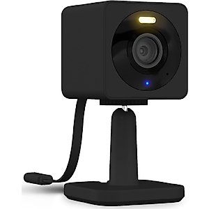 WYZE Security Cameras Wi-FI Outdoor, Cam OG Cameras for Home Security Indoor Camera, Color Night Vision, Spotlight, 2-Way Audio, Cloud & Local Storage, Black, 1 Pack