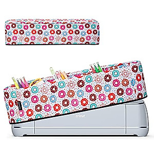 TRO&HOM Cover for Cricut Maker 3/Cricut Maker/Explore Air 2, Dust Cover with Pockets for Tools Cricut Accessories, Pens, Cicut Maker Circut Maker 3 Cover Scrapbooking Die-Cut Machine Cover