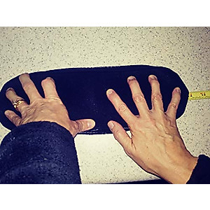 Ergo360 Soft Neoprene Chair Arm Pad Covers Stretch Over Armrests 13" to 17". Restore, Protect and Cushion. Complete Set of 2. Made in The USA.