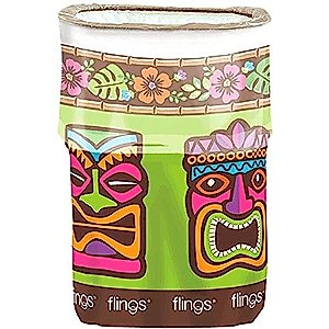 AMSCAN Tiki Party Flings® Plastic Bin - 22' x 15' x 10' | 1 Pc