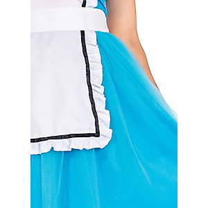 Leg Avenue Women's Classic Alice, Blue/White, Small