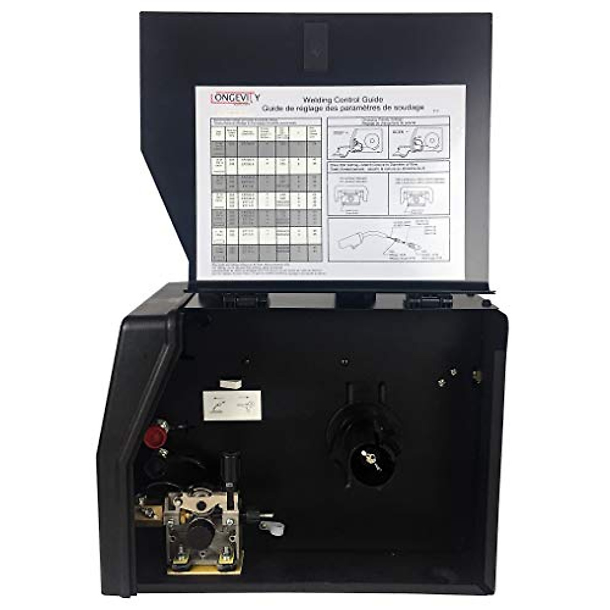 LONGEVITY Migweld 140-140 Amp Mig Welder Capable Of Flux-Core And Aluminum Gas Shielded Welding 110v