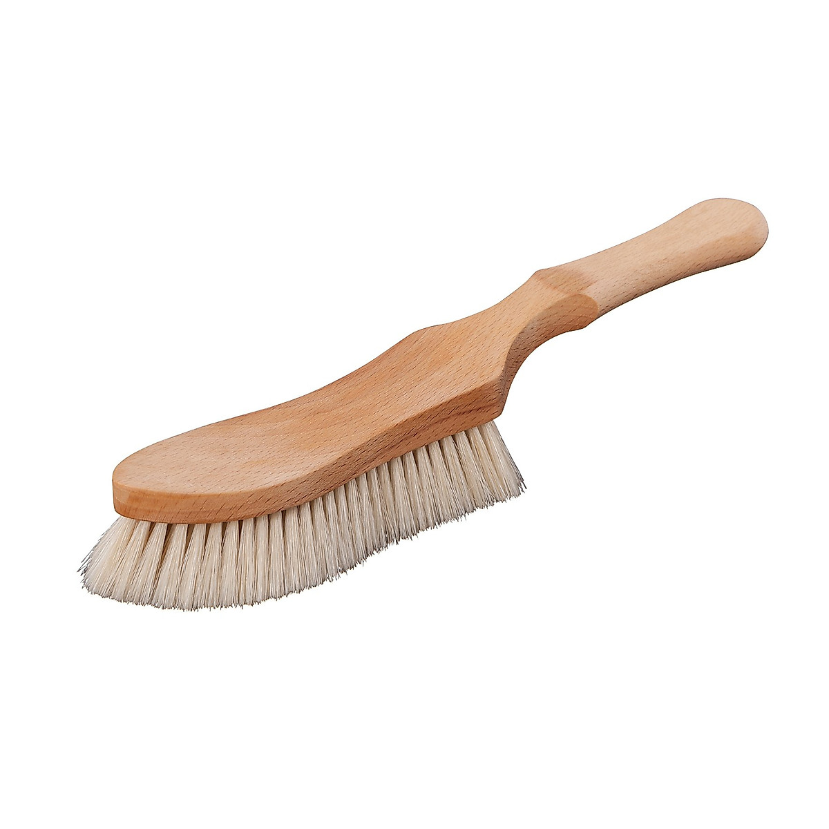 Redecker Natural Pig Bristle Clothes Brush with Oiled Beechwood Handle, 11-3/8-Inches