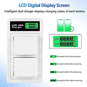 Batteries for Arlo Pro, Arlo Pro 2 (VMA4400), JESSPOW 2-Pack 2580mAh Li-ion Rechargeable Batteries with Charger Station, Battery Replacement ONLY for Arlo Pro/Pro 2 Camera