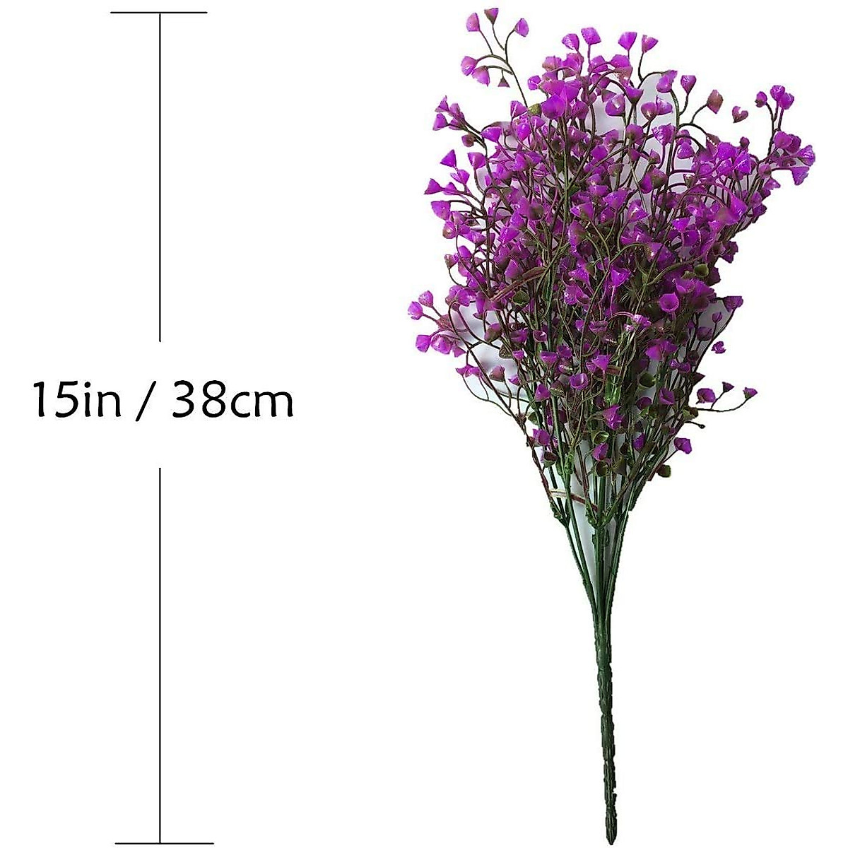 LOVENIMEN Artificial Chrysanthemum Flowers, Real Touch Silk Daisy Plastic Plants Home Decorations for Bridal Wedding Bouquet Bunches Hotel Party Garden Floral Décor Purple 4pack