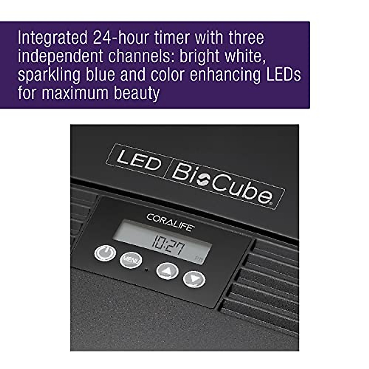 Coralife LED BioCube Aquarium Fish Tank Kit, 16 Gallon