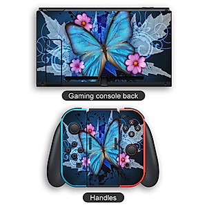 Fashion Butterfly Printed Switch Sticker Pretty Pattern Full Wrap Skin Protection for Nintendo Switch for Switch
