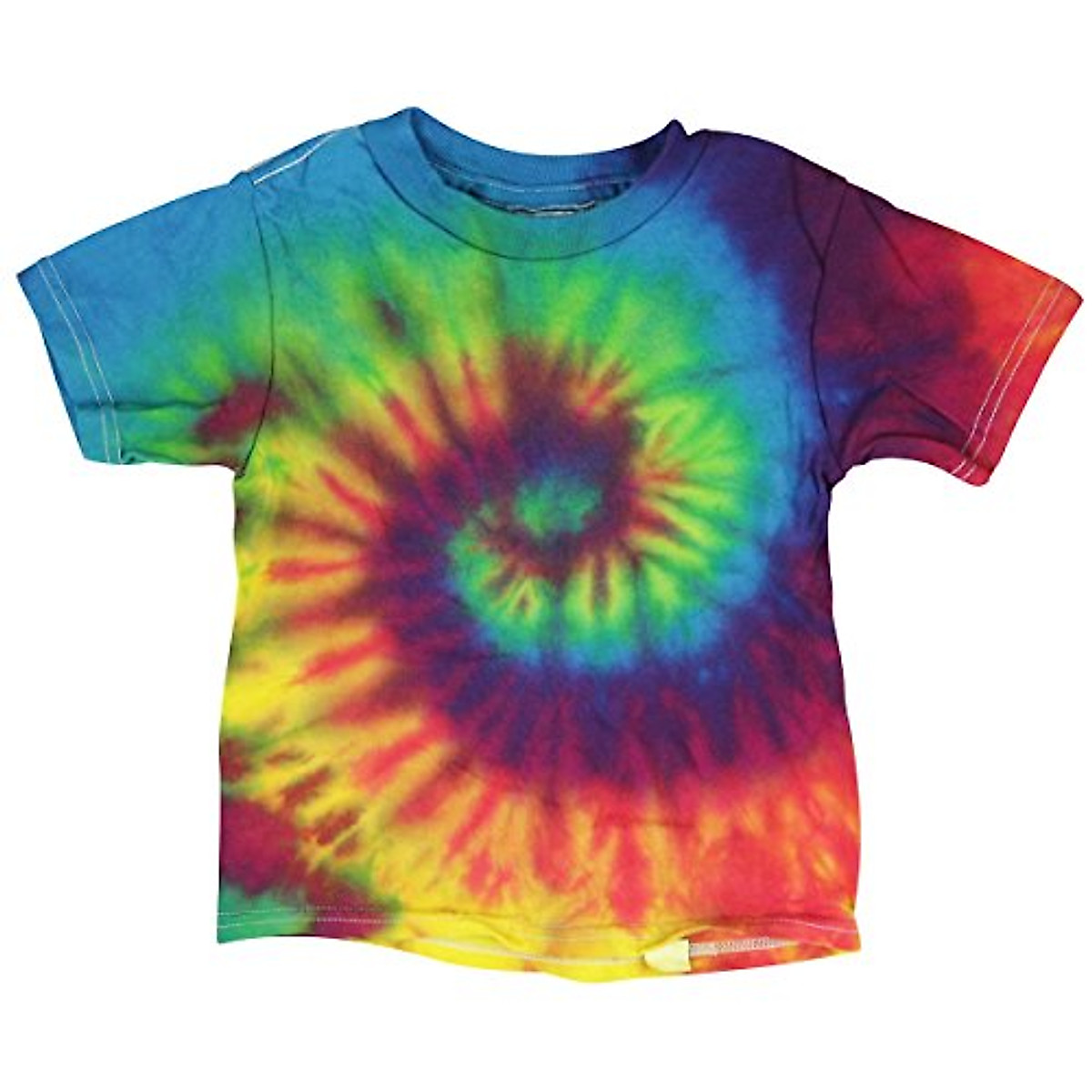 Short Sleeve Tie-Dye T-Shirt - Reactive Rainbow -Toddler - Assorted Sizes (4T)