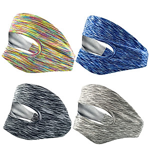 Compatible with Oculus Quest 2 VR - Anti Sweat Elastic Washable Eye Mask Head Band - Blue