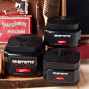 Gummy Hair Gel Maximum Hold & Extreme Look, Alcohol Free Hair Gel, 7.43 Fl Oz (Pack of 1) 220 ml